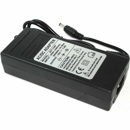 Блок питания Amperin для монитора и телевизора LCD 12V 7A (5.5 x 2.5 mm) OEM