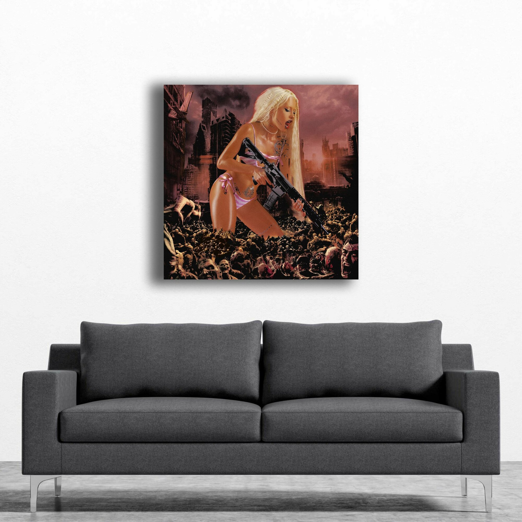 Интерьерная картина на холсте HOFMANNITA / хофманита / 40*40