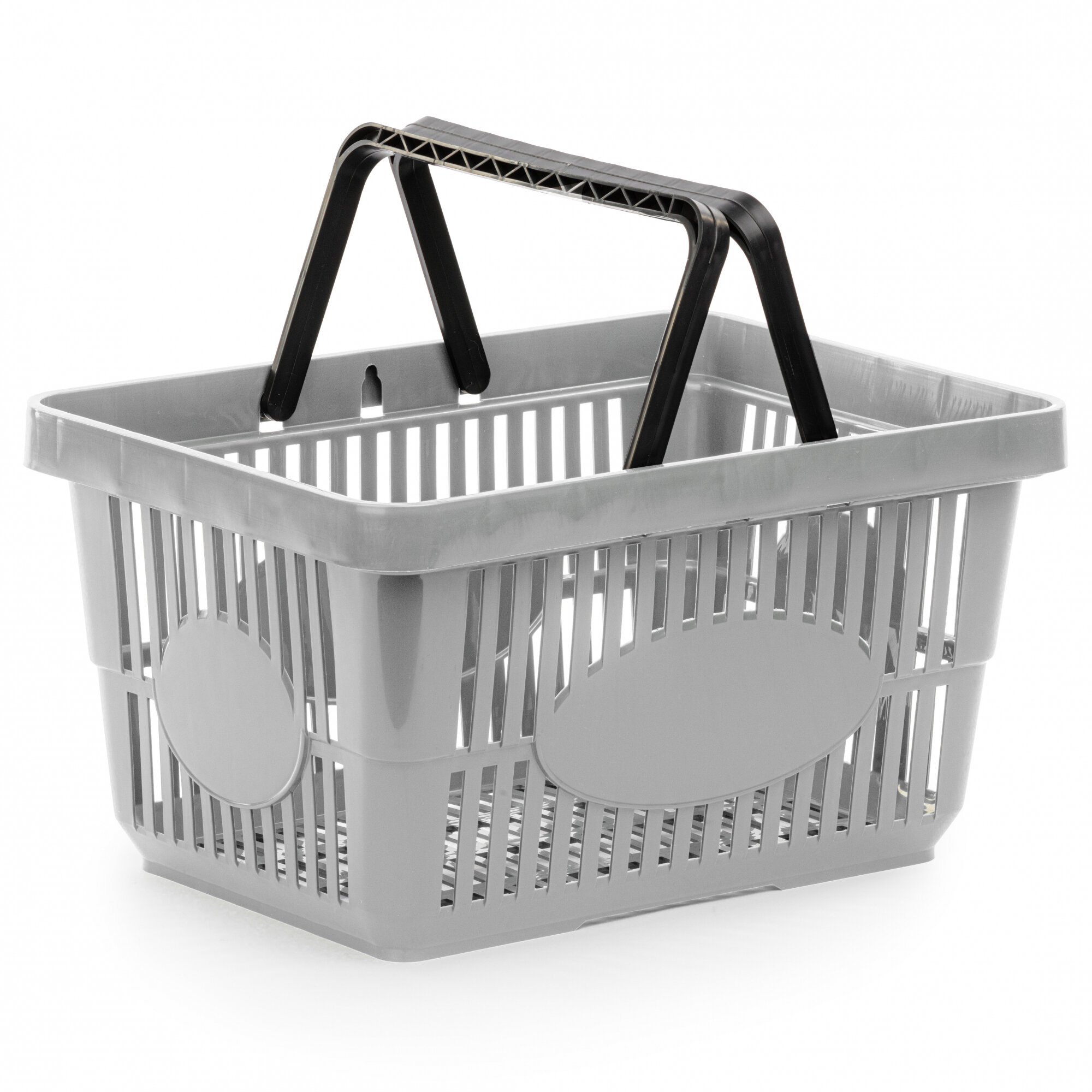 Корзина для покупок Альтернатива с эргономичными ручками, пластик, 425×300×225мм, нагрузка до 15кг