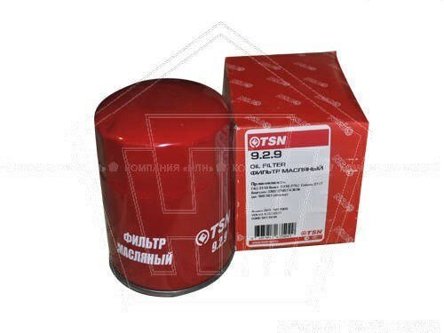 Фильтр масляный для а/м газ, паз, зил, маз дв.245 евро-3, дв.560 "tsn" (9.2.9) (560-1017005)