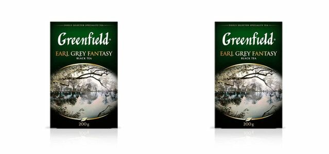 Greenfield чай черный Earl Grey Fantasy с бергамотом, 200 г, 2 шт