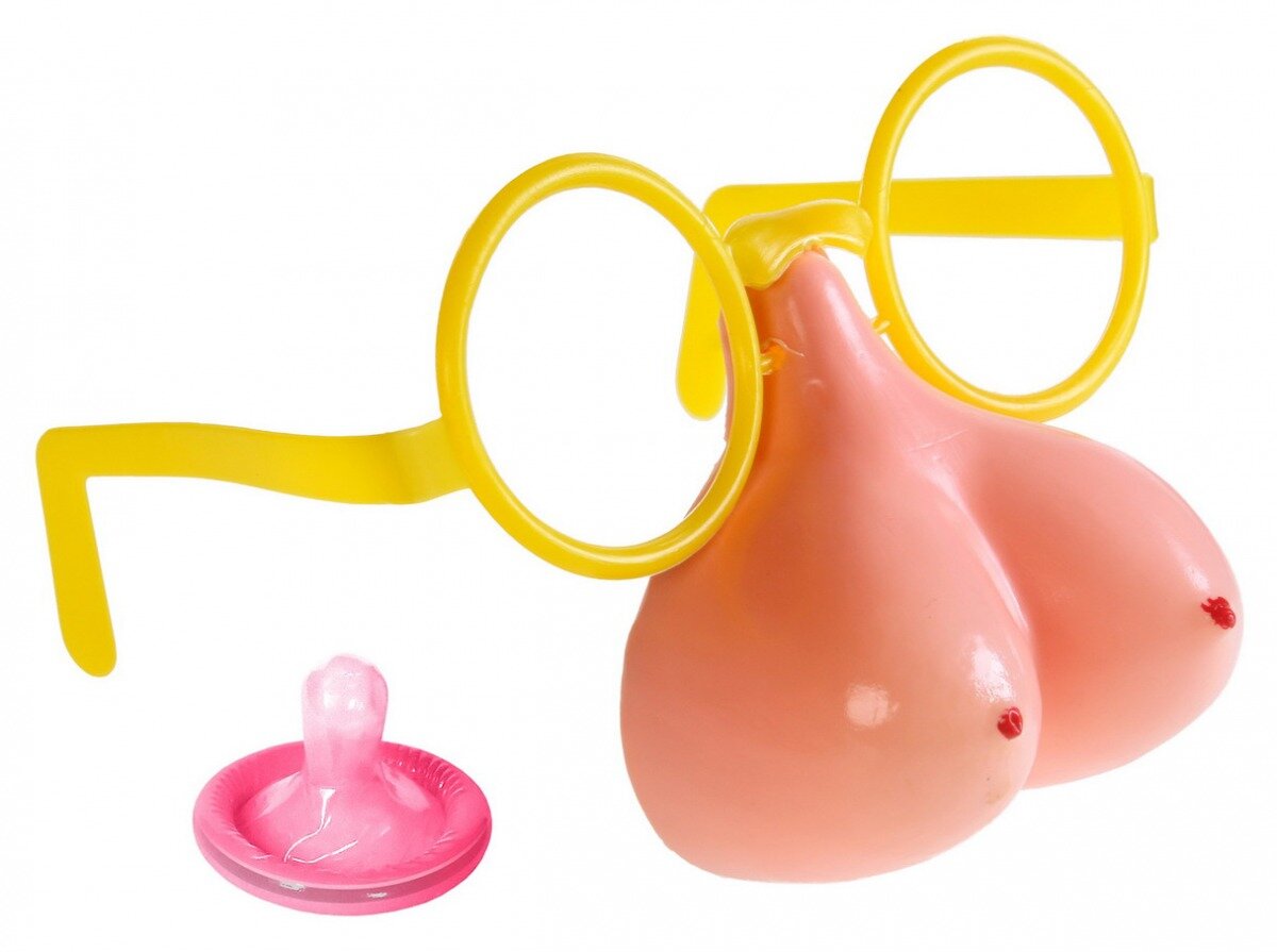 Очки с носом-грудью