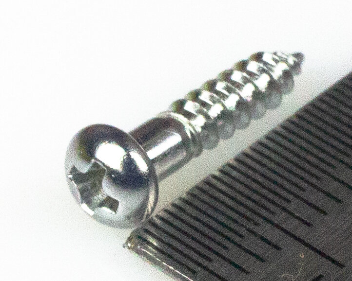 HOSCO WS-03C, cаморез для басовых колков (2.7 x 13 mm), хром