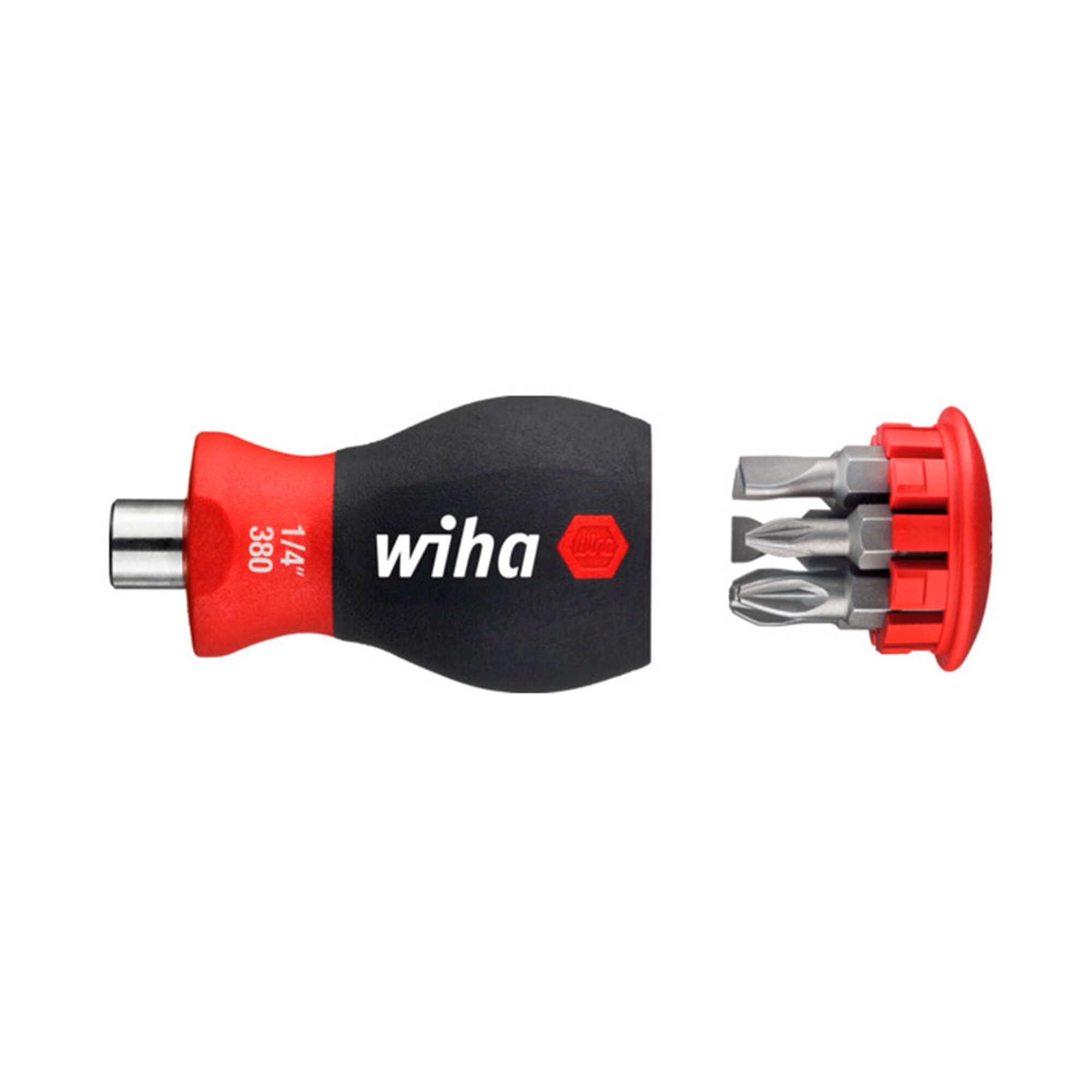 Отвертка с насадками Stubby SL/PZ 57мм 6шт Wiha 3801-04 33746 (SB)