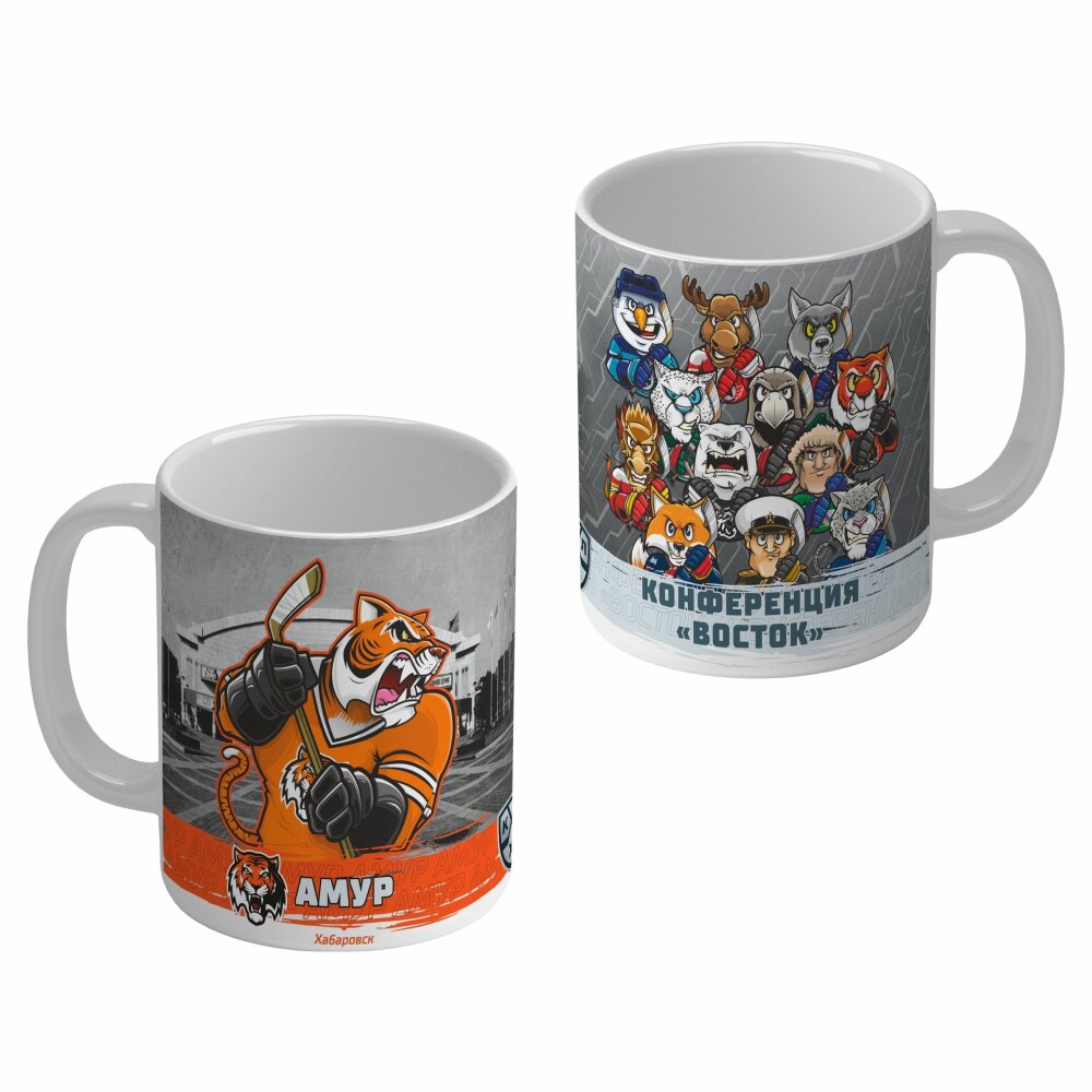 Кружка "KHL OFFICIAL" (Запад - ХК Амур Сезон 2021-22) (Арена)