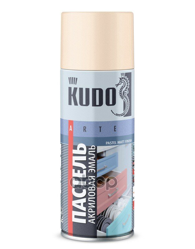 Эмаль универсальная акриловая пастельная бежевая KUDO 520 мл KUDO KU-A104 Kudo арт. KU-A104