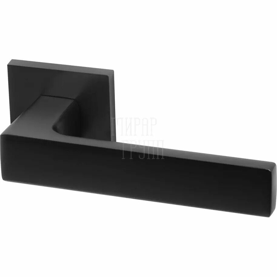 Дверная ручка Armadillo на квадратной розетке "SKY" USS черный