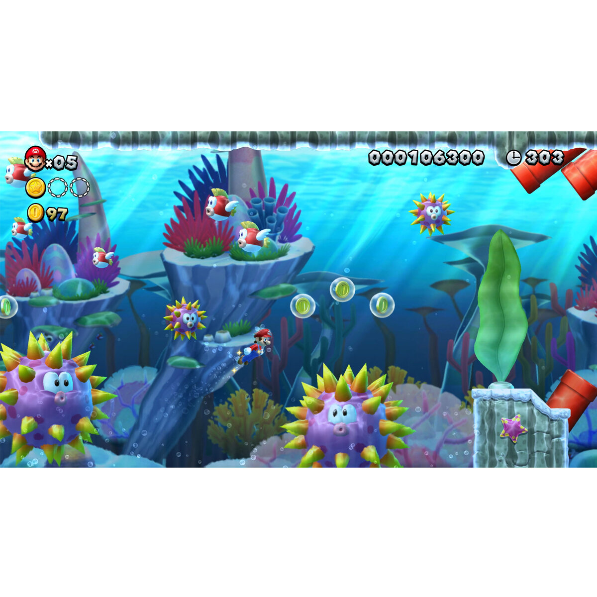 Игра New Super Mario Bros. U Deluxe (Nintendo Switch, Русская версия) — фото 1