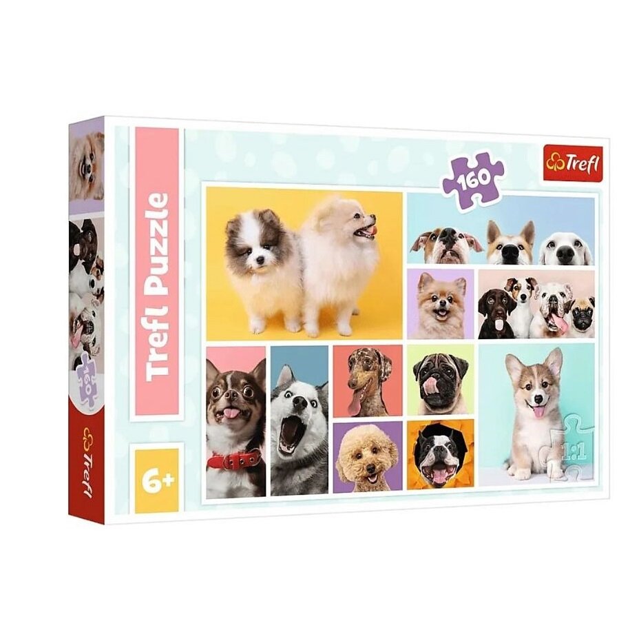 Trefl Пазл Собачья дружба 160 элементов 15412 с 6 лет