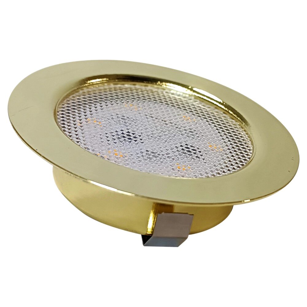 Светильник мебельный 220 В c драйвером De Fran Гави 4 Вт 3000 K LED золото