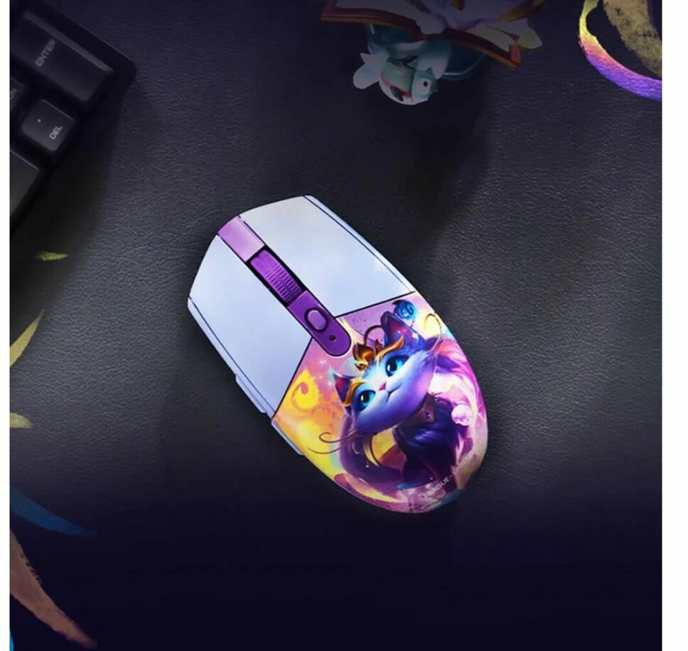 Беспроводная игровая мышь Logitech G G304 Lightspeed, YUUMI League of Legends, белый