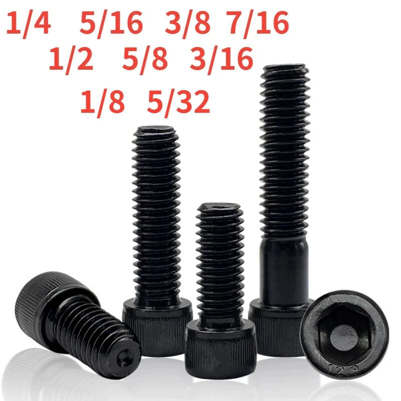 Болты с шестигранным шлицем из легированной стали 12.9 класса 3-16-24(5pcs), 5/8"