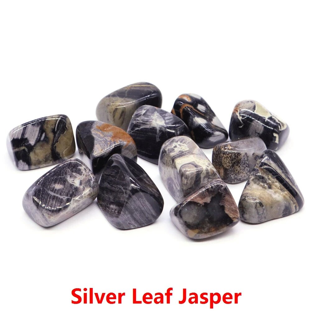 Silver Leaf Jasper, кристалл, 1pc