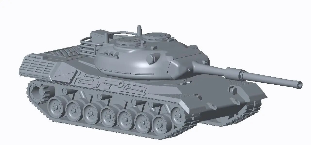 Модель танка Leopard I 1/144 Tusk Model