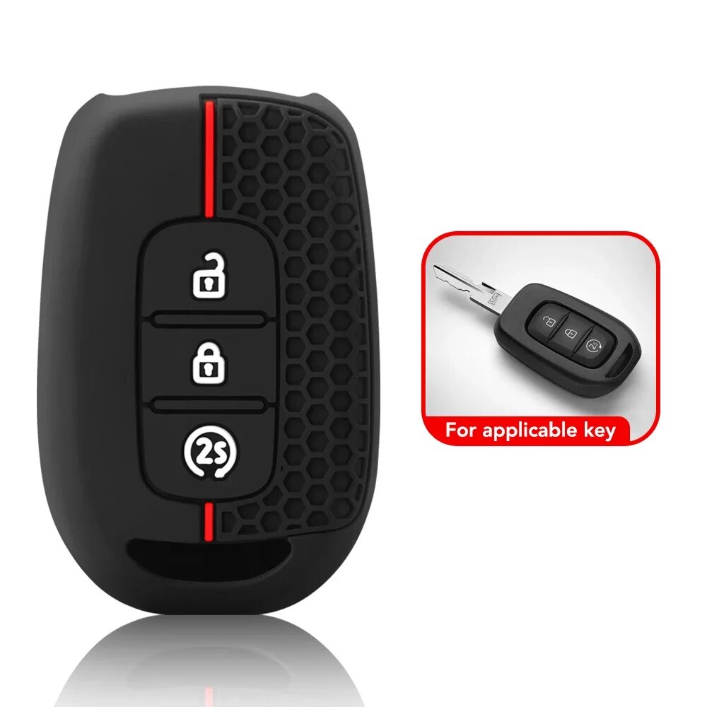 Силиконовый Чехол Для Ключей Для Автомобиля Dacia Logan 2021 Renault TWingo 3 Duster Captur Laguna-защитный Резиновый Чехол