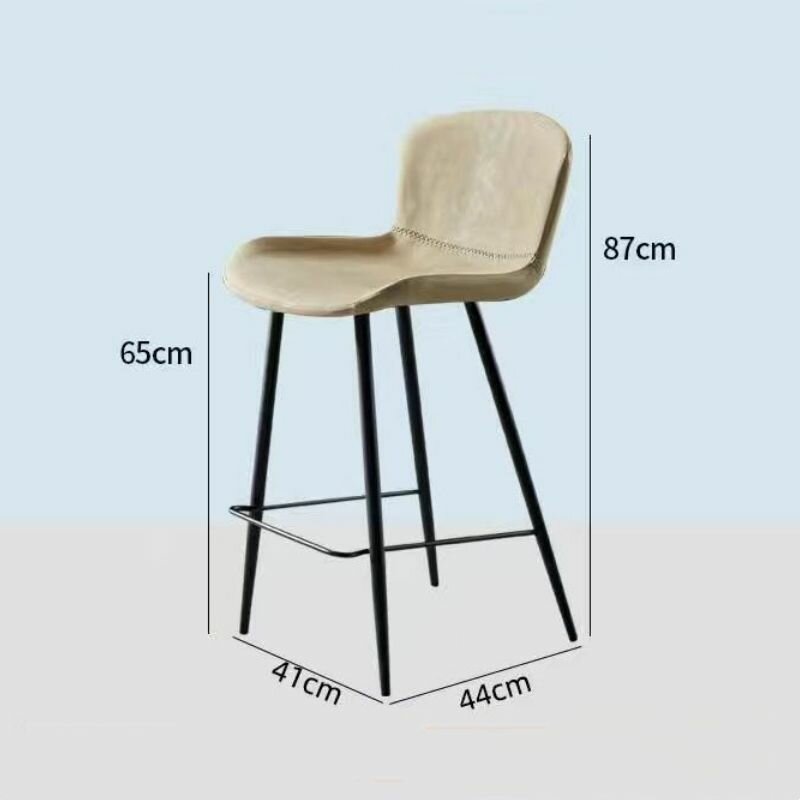 Кожаное Барное кресло