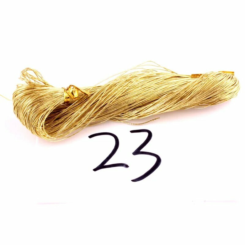 Серебряная металлическая нить для вышивки 70 метров 23