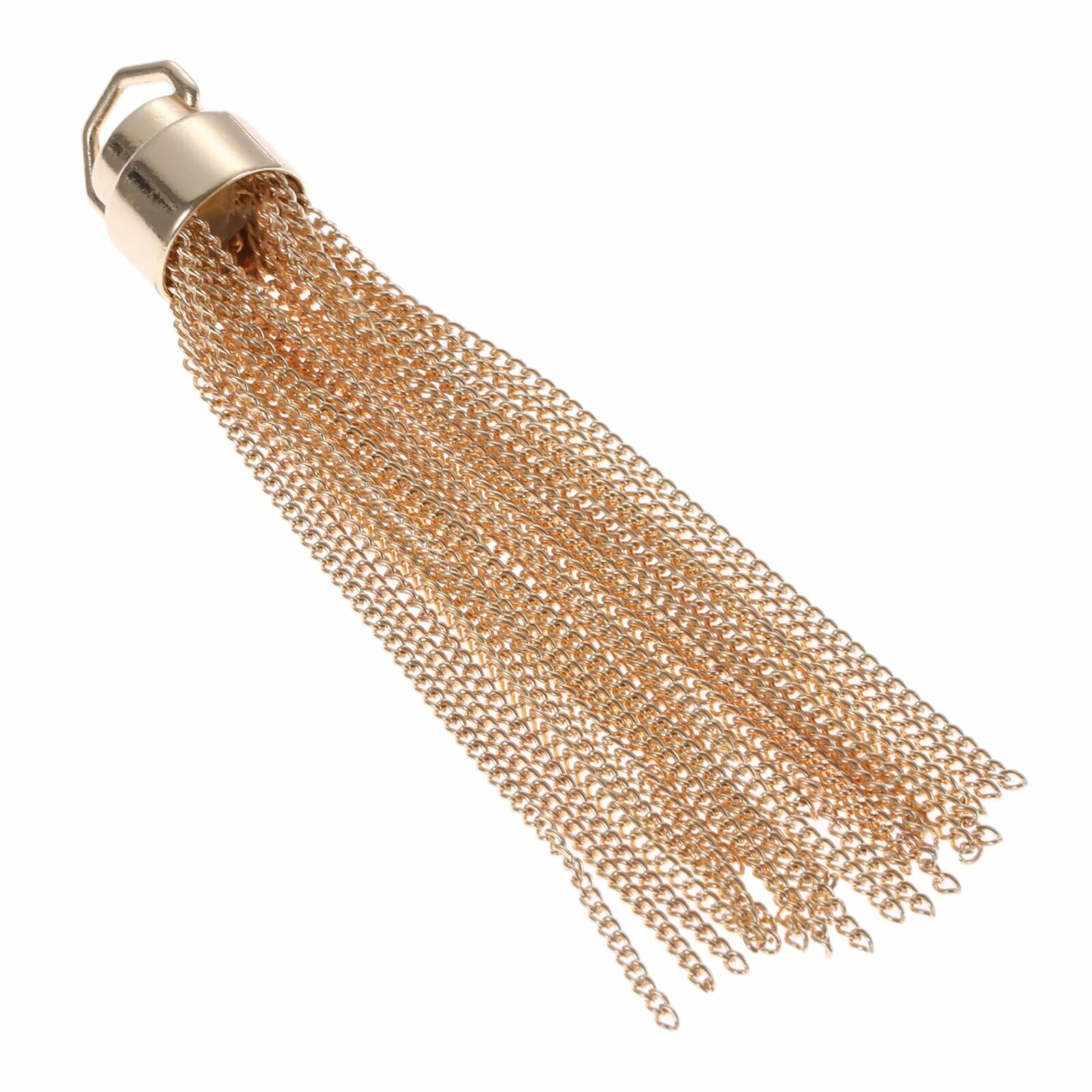 Металлическая цепочка с кисточкой, 1 шт. Gold 11cm