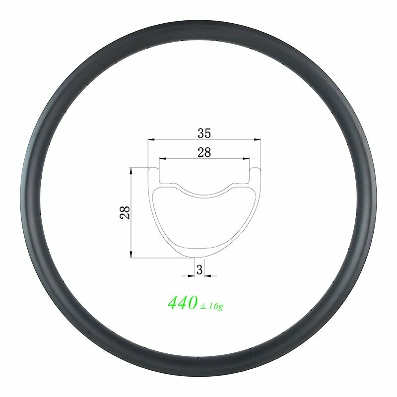 Speedsafe 29er MTB AM ENDURO Карбоновые колеса 35 мм Clincher Tubeless, 28H UD glossy