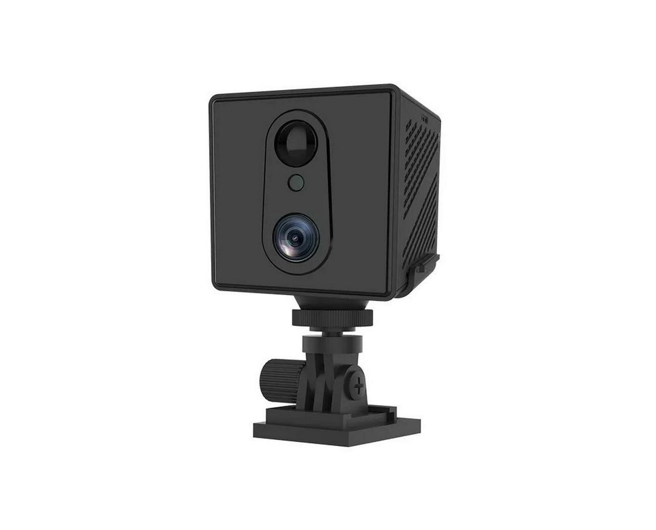 Автономная 3mp маленькая беспроводная 3G/4G IP видеокамера наблюдения ДжиЭмСи Мод: АС-3-4G с ИК датчиком движения. Определение тела человека.