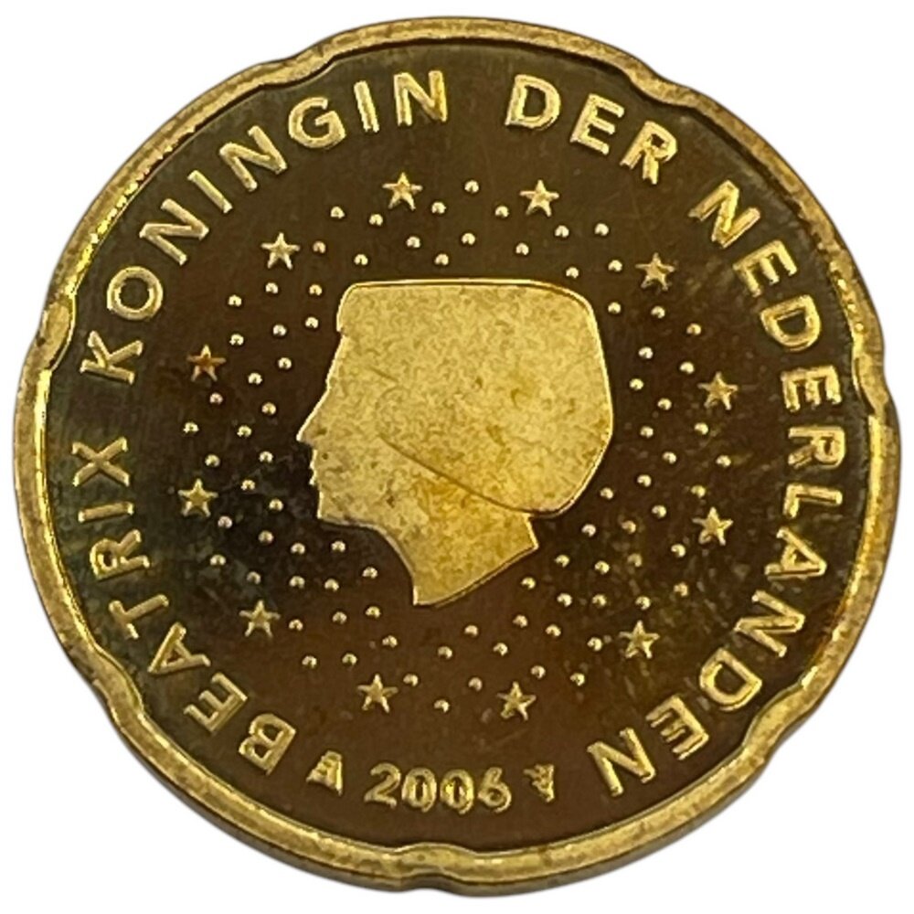 Нидерланды 20 евроцентов 2006 г. (Proof)