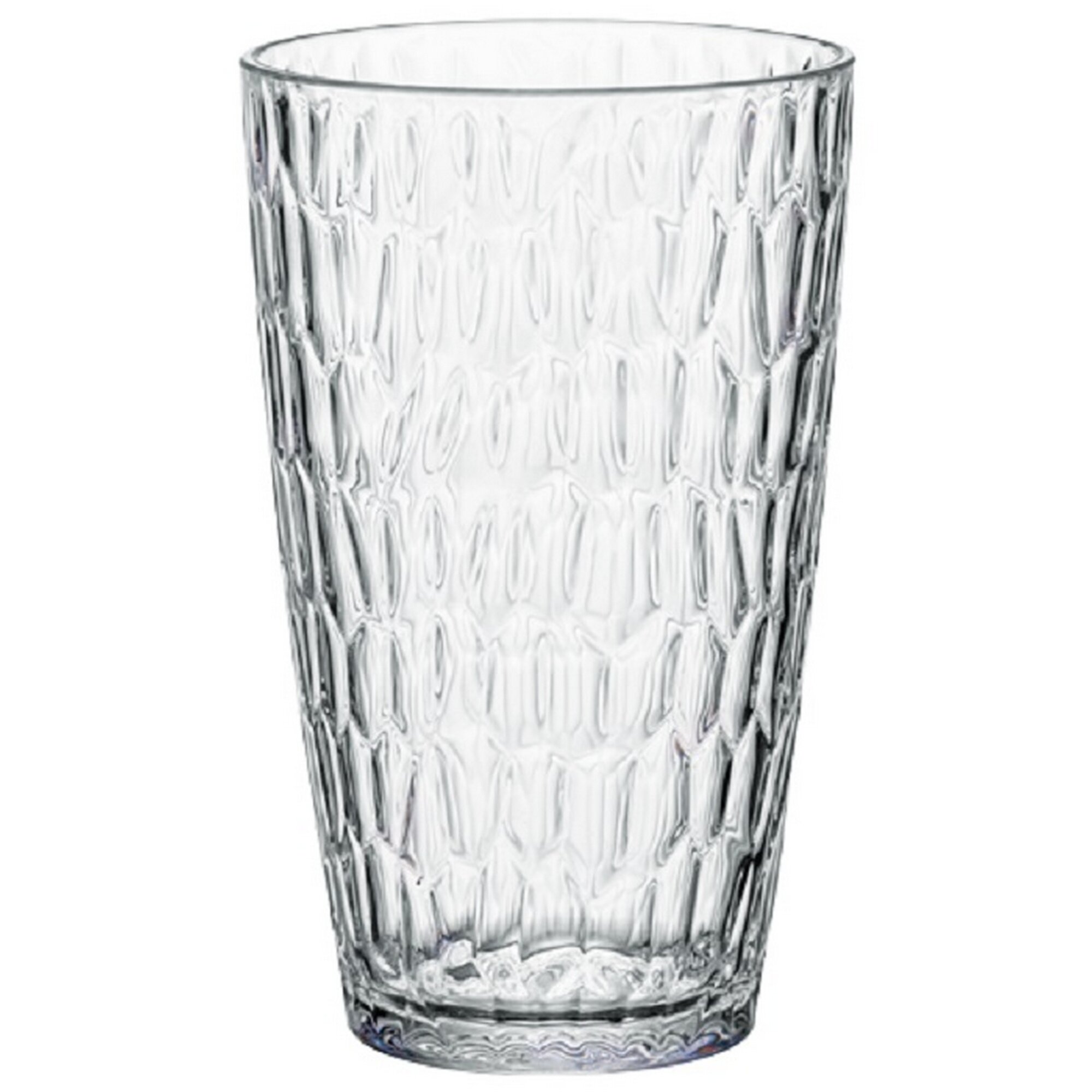 Набор стаканов для воды и коктейлей 300 мл, 4 шт, поликарбонат, Bonna