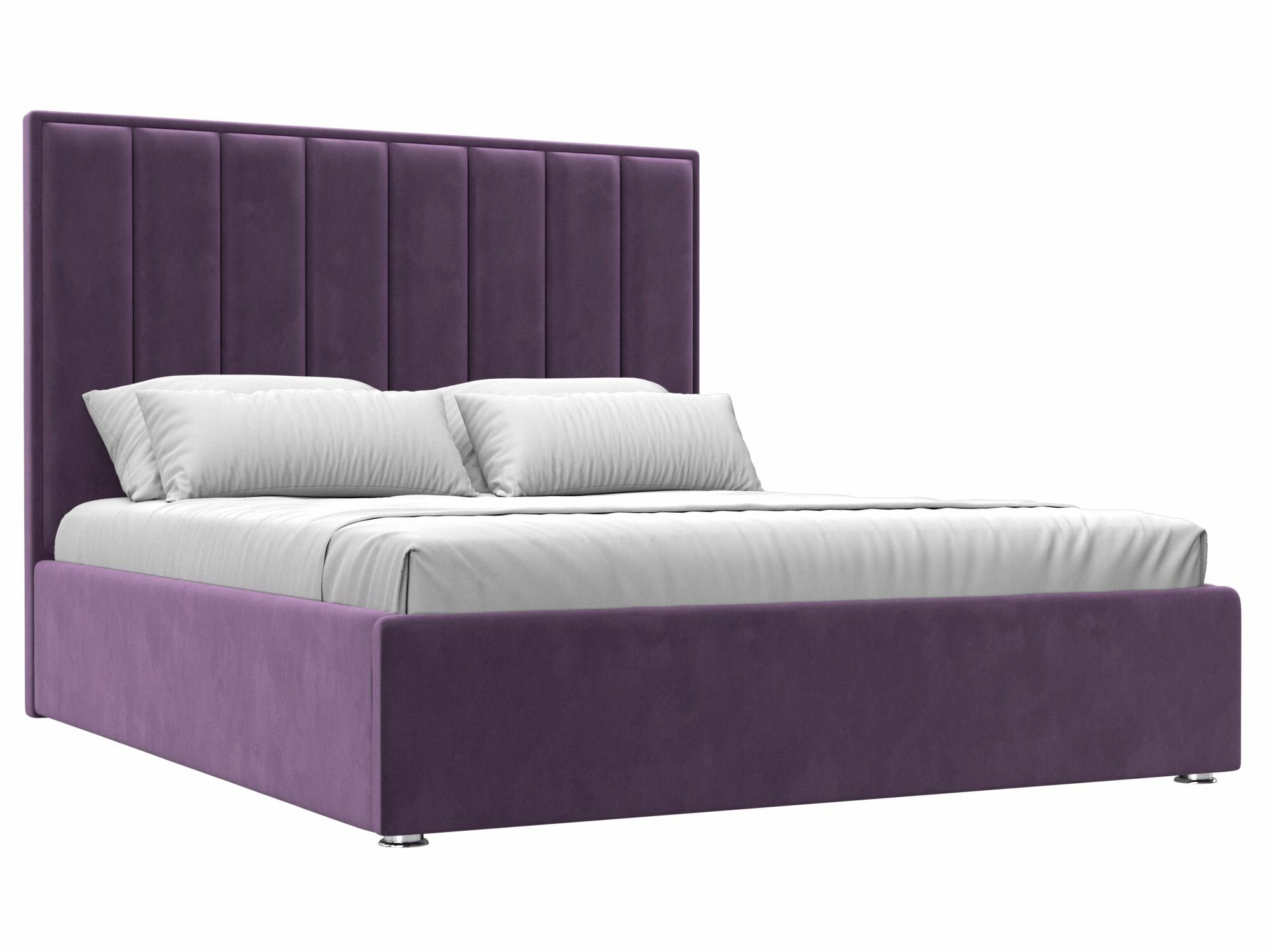 Кровать интерьерная Афродита 160, 175x213x130см, Микровельвет, Хит Диванов