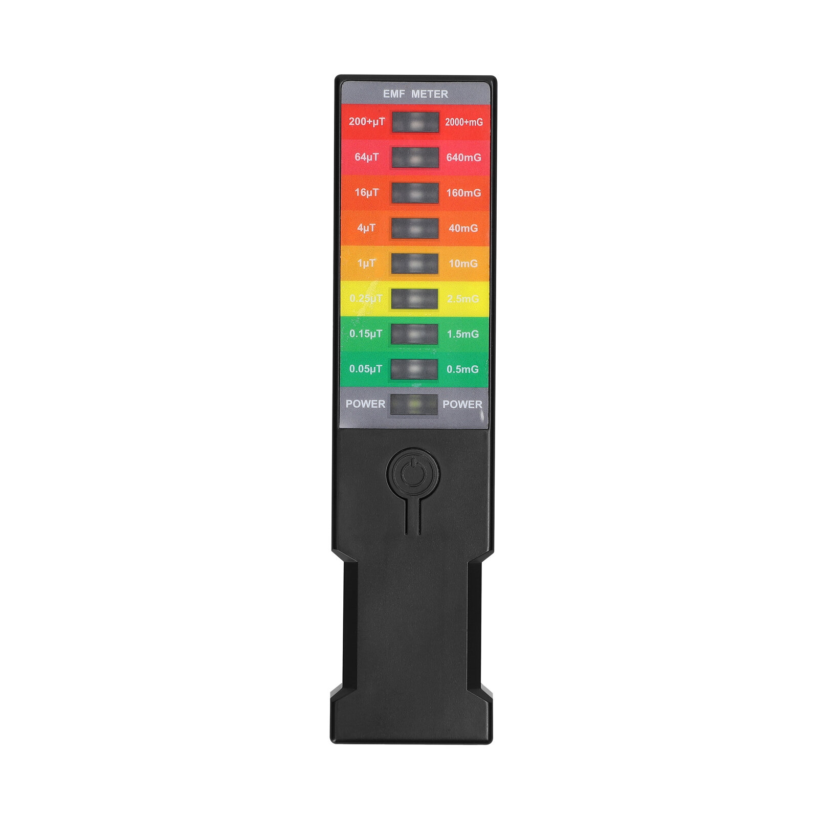 Portable Electromagnetic Field EMF Gauss Meter Handheld Magnetics Monitor Home Environmental Electrical Detector 9 LED