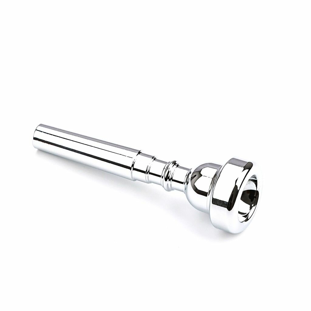 Мундштук для трубы металлический с серебряным покрытием