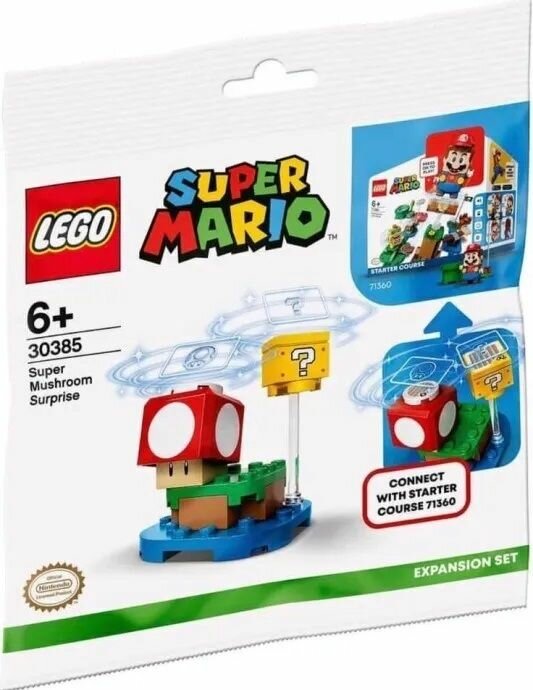Конструктор LEGO Super Mario 30385 Дополнительный набор: Сюрприз от Супергриба