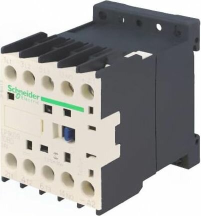 Контактор SCHNEIDER LP1K0910BD 3-полюсный, Вспомогательные контакты NO, 24ВDC, 9А, 1 шт