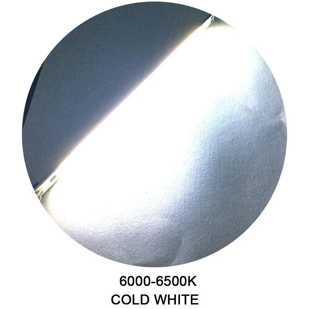 Светодиодная лента Cooleeon COB, Cold White, 50x7mm 5W 9V