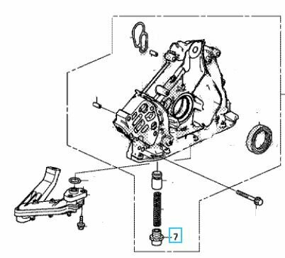 Болт-заглушка (18 мм); Артикул Honda: 152335G0A01 (Оригинал)