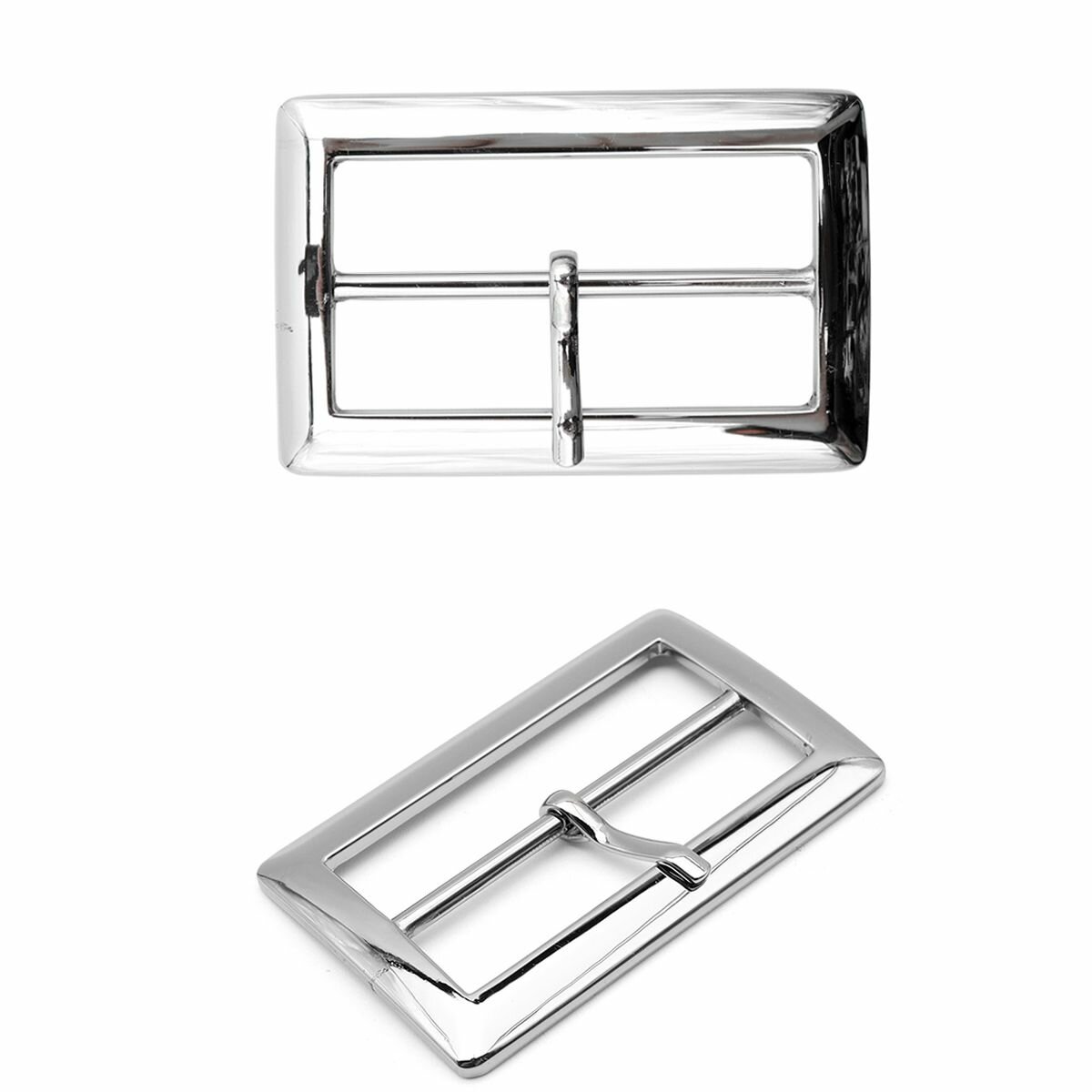 MB 155 Пряжка прямоугольная 40мм металл (nickel (серебро (никель)))