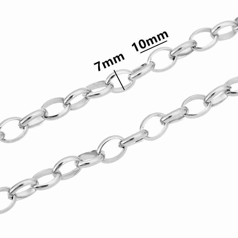 Цепочка из нержавеющей стали Semorilry, 1 метр, Steel-A