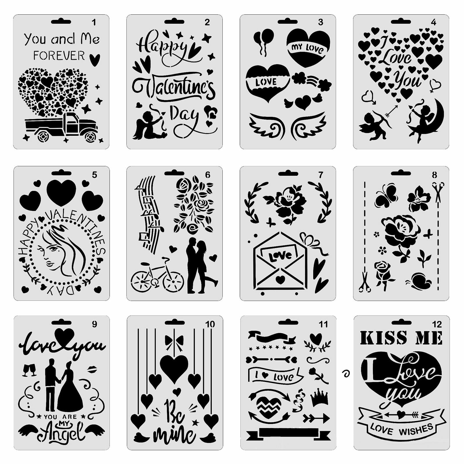 Декоративный трафарет Валентина 75 для живописи