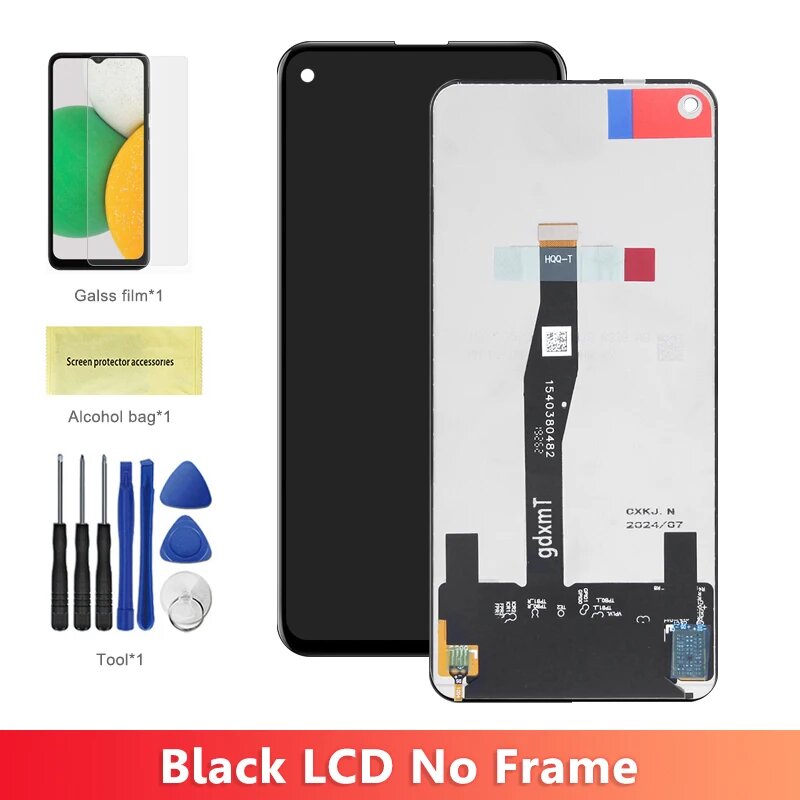 6,26 'для Huawei Nova 5t YAL-L21 L61 экран дисплея, для Honor 20, ЖК-дисплей с цифровым преобразователем сенсорного экрана в сборе с рамкой Black No Frame