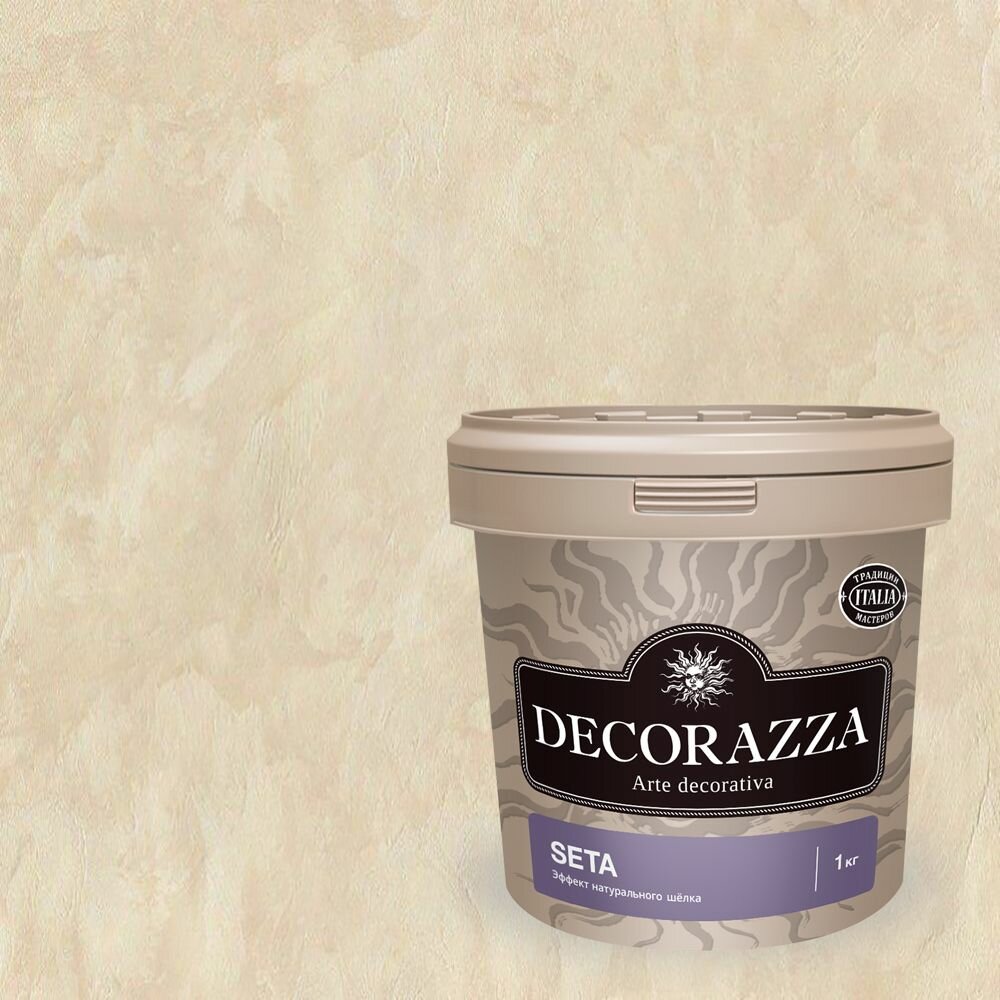Декоративная штукатурка с эффектом натурального шелка Decorazza Seta (1кг) ST 11-09