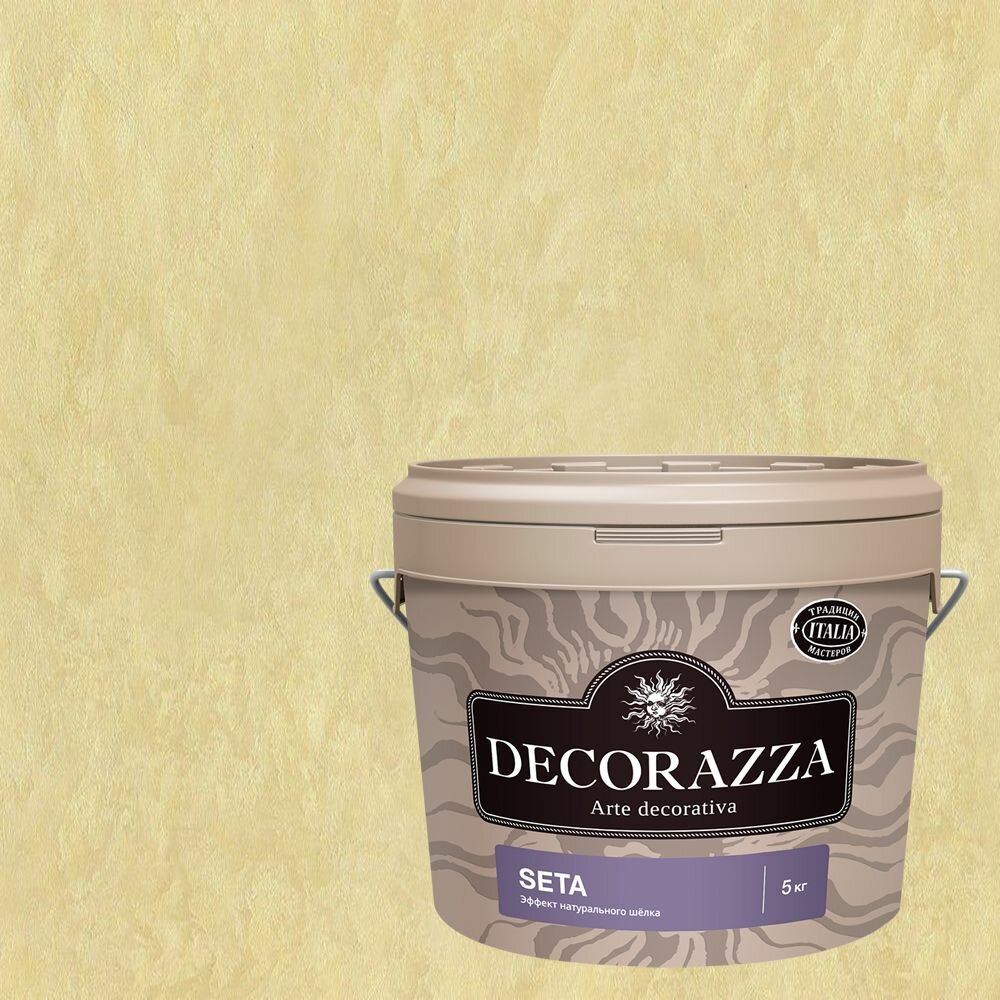 Декоративная штукатурка с эффектом натурального шелка Decorazza Seta (5кг) ST 11-173
