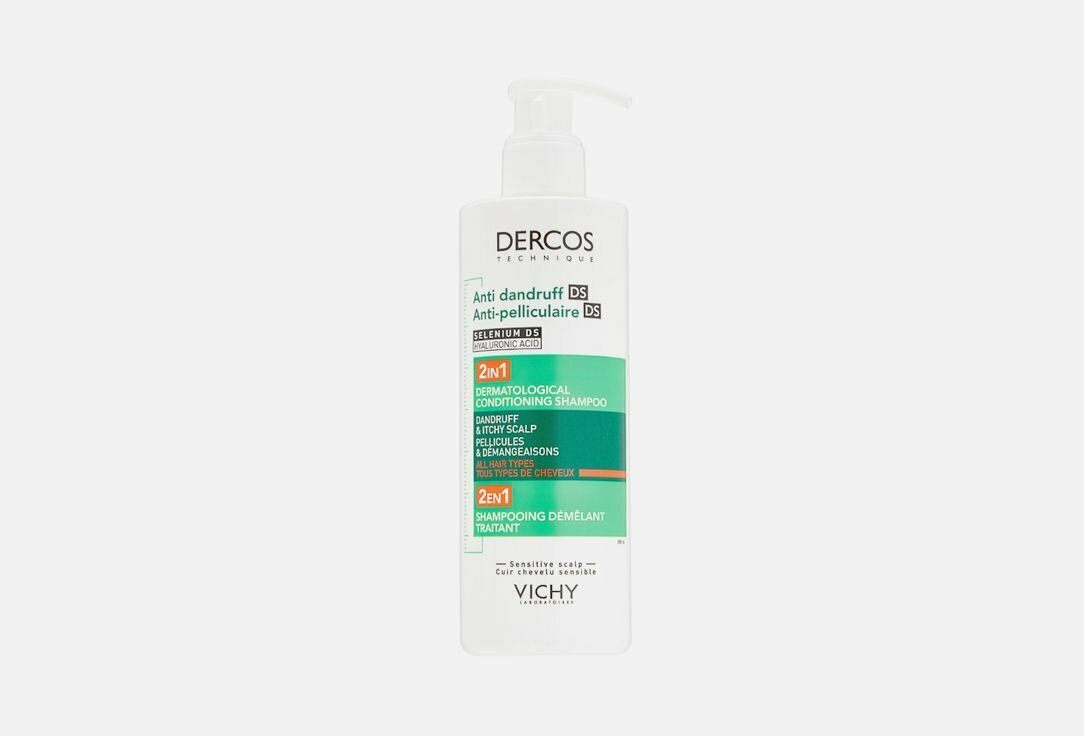 Шампунь-уход против перхоти VICHY anti dandruff 390 мл