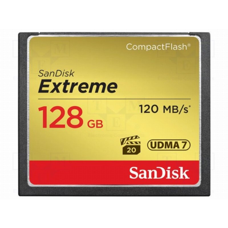 Карта памяти SanDisk Extreme CompactFlash UDMA 7 128 ГБ SDCFXSB-128G-G46