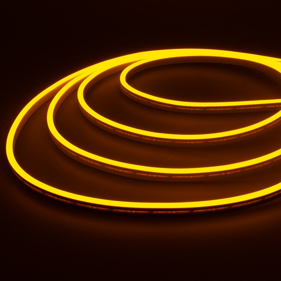 Светодиодный гибкий неон 0612 LN707 (220V DC, yellow, кратность реза 200мм)
