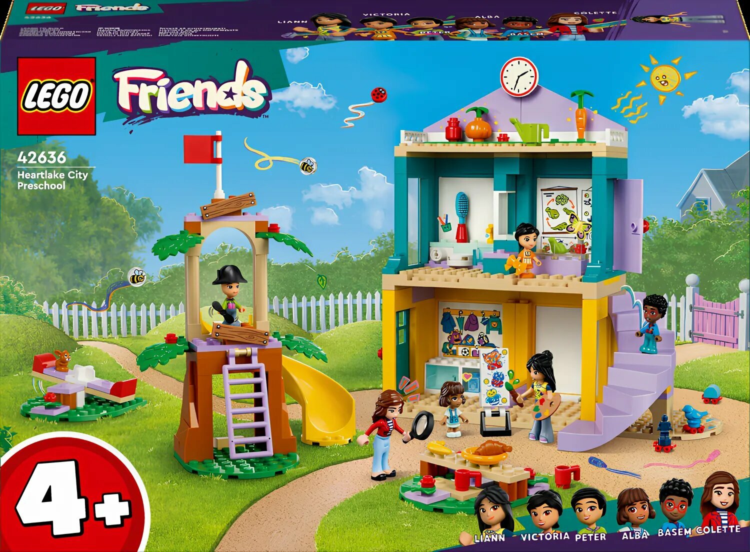 Конструктор LEGO Friends 42636 Дошкольное учреждение Хартлейк-Сити
