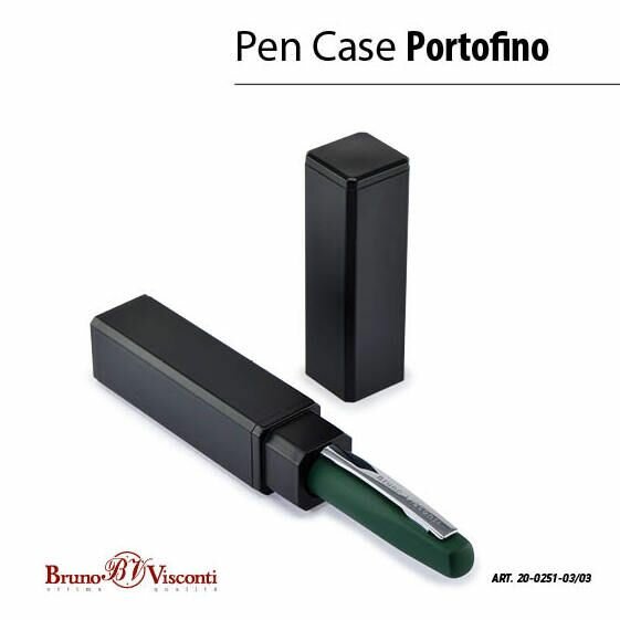 Ручка PORTOFINO в тубусе прямоугольной формы, 1,0 ММ