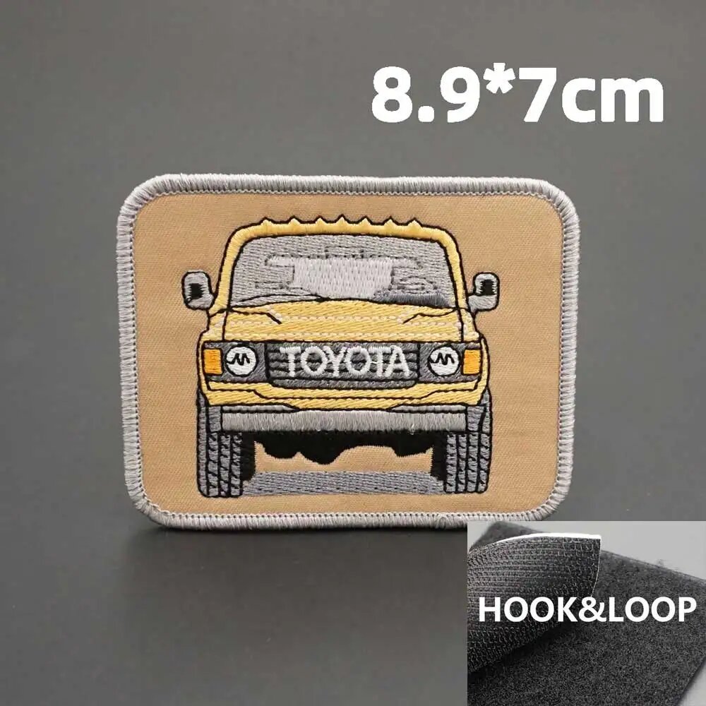 Заплатка Toyota Land Cruiser, 8.9*7см, AF6 Velcro