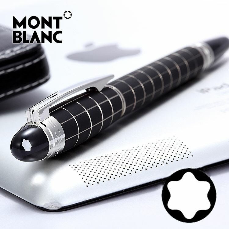 Montblanc Ручка-роллер Starwalker Rubber Mesh Черная сетка(Подарочная коробка не включена)-S103