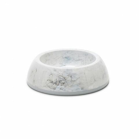 Миска для животных SAVIC DELICE 3 Marble 0,6л пластик мраморно-серый/белый