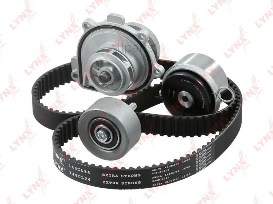 LYNXAUTO PW-1238 К-т ремня ГРМ OPEL/GM 1.4-1.8 00- (с помпой)