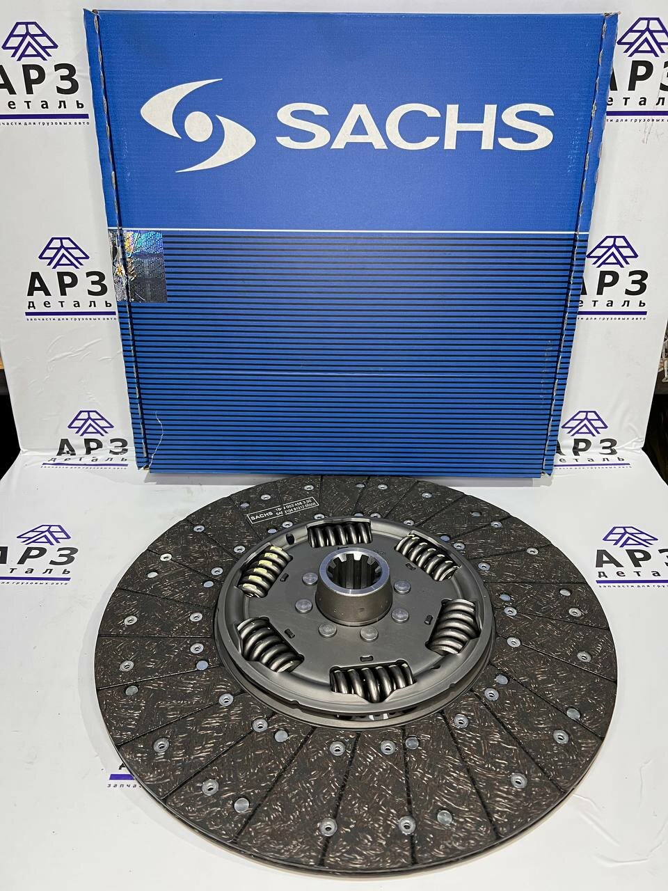 Диск сцепления КАМАЗ-4308, 43253 (КПП ZF, 142, 144 дв. CUMMINS 6ISBe 185, 210) MF-395 SACHS