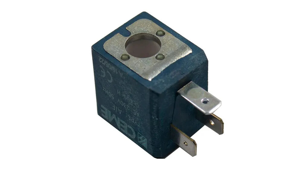 Катушка соленоидного (соленойдного) клапана CEME TYPE AIF (GV7462C0/23) для утюгов, парогенераторов (в том числе промышленных) (D-10/10mm)